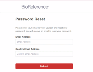 Reset Your BioReference Patient Portal Password